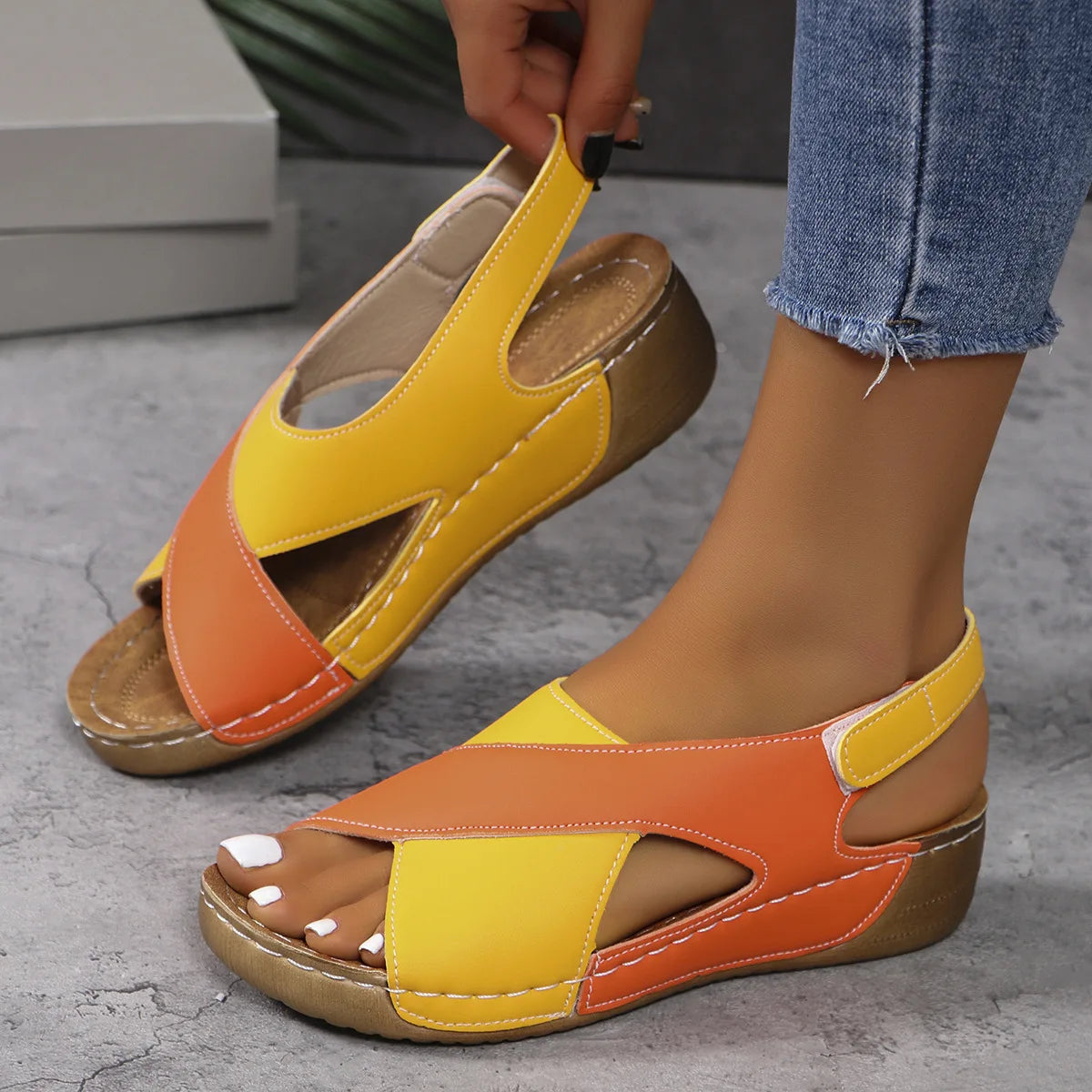 Cloudstep Wedge Sandals – MiiX MaX